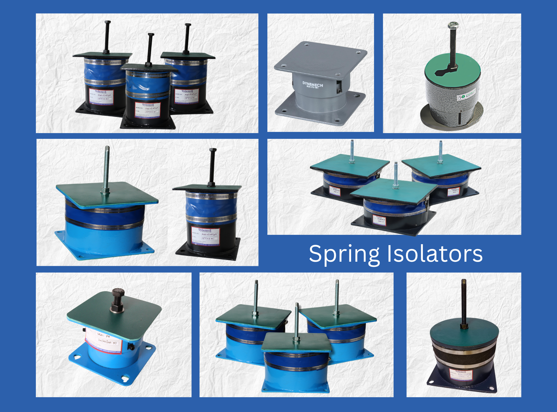 Dynemech Spring Isolators – Dynemech Systems Pvt Ltd