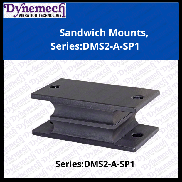 Anti Vibration Sandwich Mount, Series DMS2-A-SP1 – Dynemech Systems Pvt Ltd